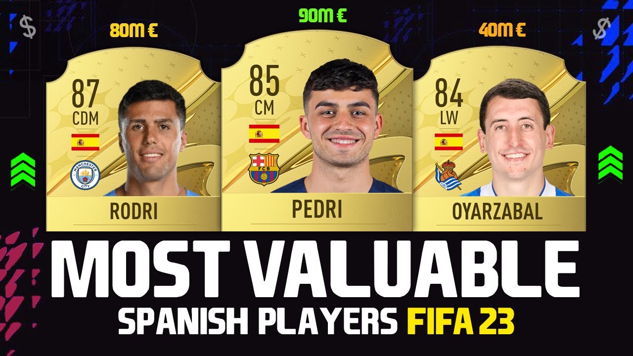 FIFA 23 | MOST VALUABLE Spanish Players | FT. Pedri, Rodri, Oyarzabal ...