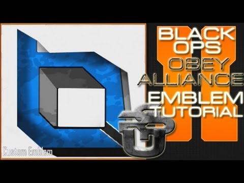 Obey Logo : Call of Duty Black Ops 2 Emblem Tutorial - YouTube