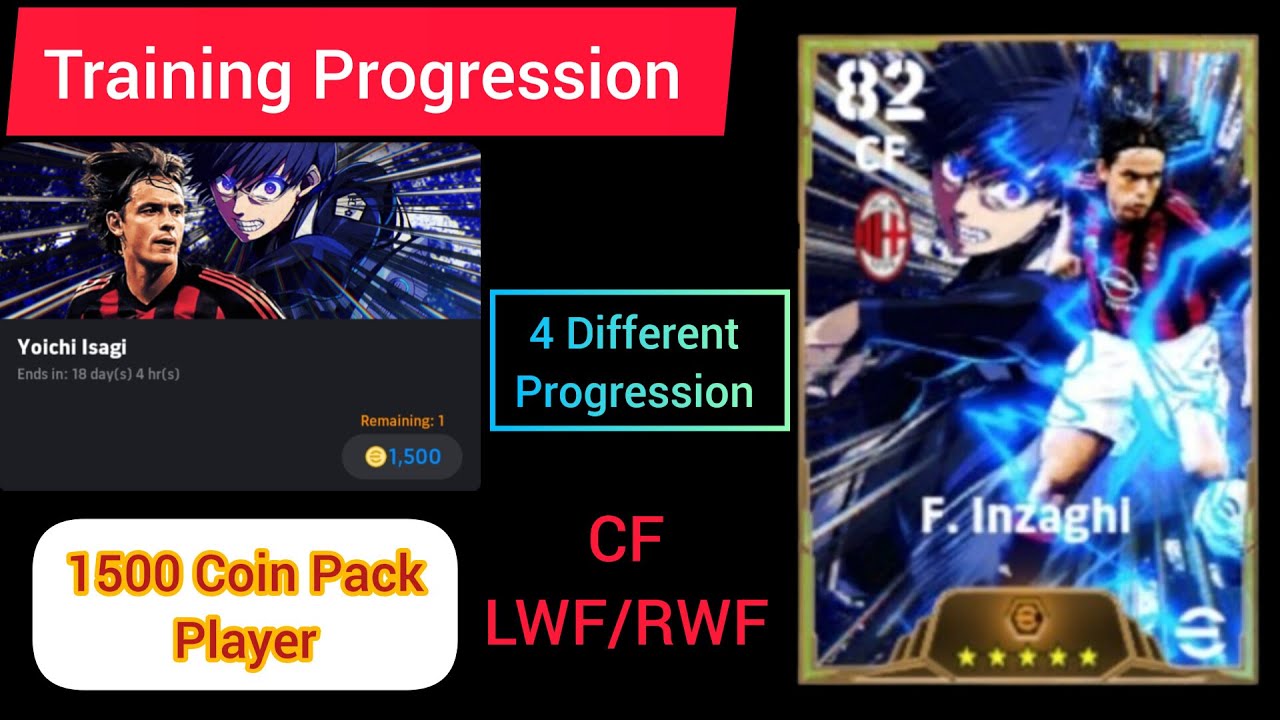 F. Inzaghi Max Training Progression Of Yoichi Isagi Pack - YouTube