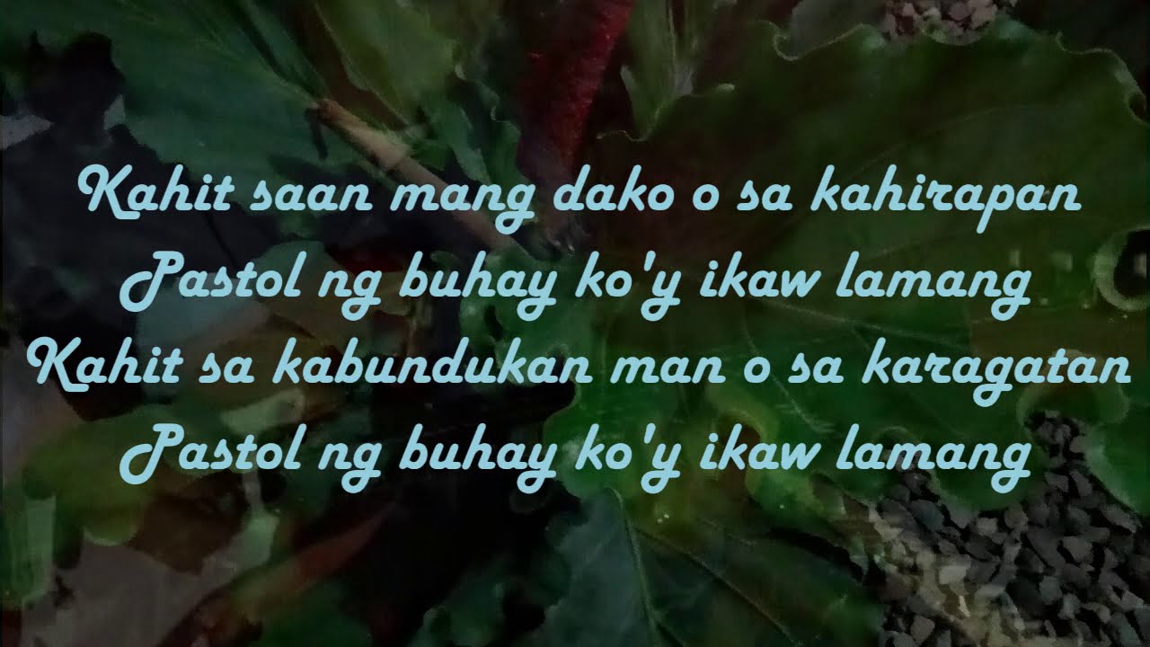 shepherd of my soul /Pastol ng buhay ko (Tagalog) Instrumental - YouTube