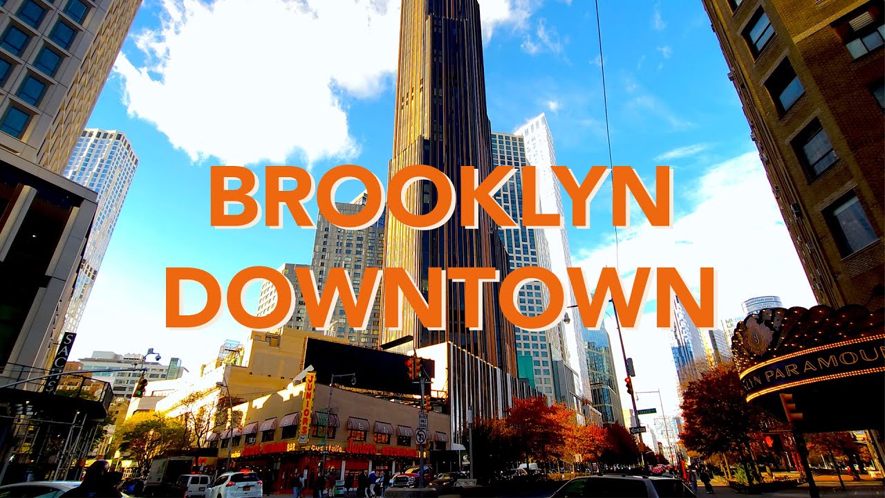 [4K] Walking Around Downtown Brooklyn | Sunny & Windy Day Stroll 🌞🍃 Nov ...