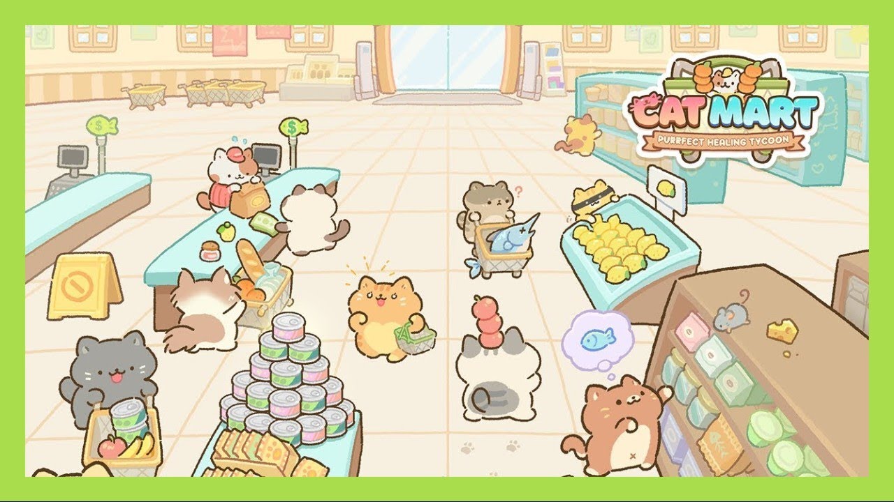 Cat Mart : Purrfect Tycoon Gameplay - Android / iOS | Casual Game - YouTube