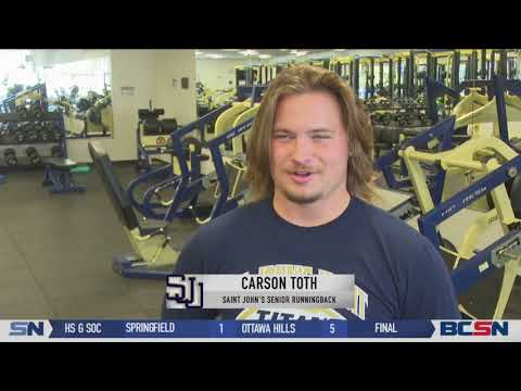 St. John's RB Carson Toth wins Player of the Week - YouTube