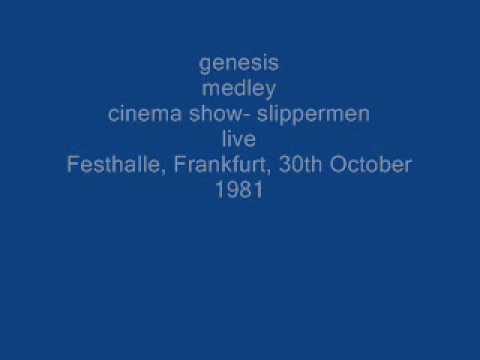 genesis- medley- cinema show, slippermen - YouTube