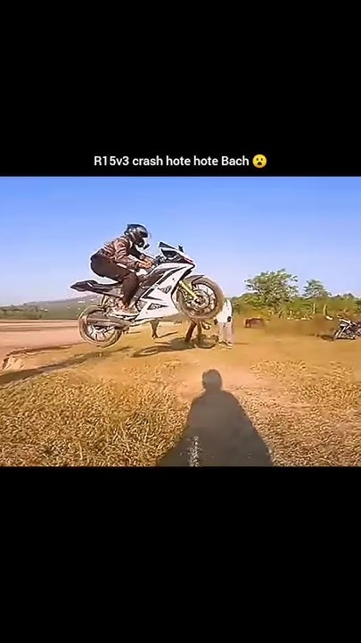 R15v3 crash hote hote Bach 😮 #ytshorts #viral #shorts - YouTube