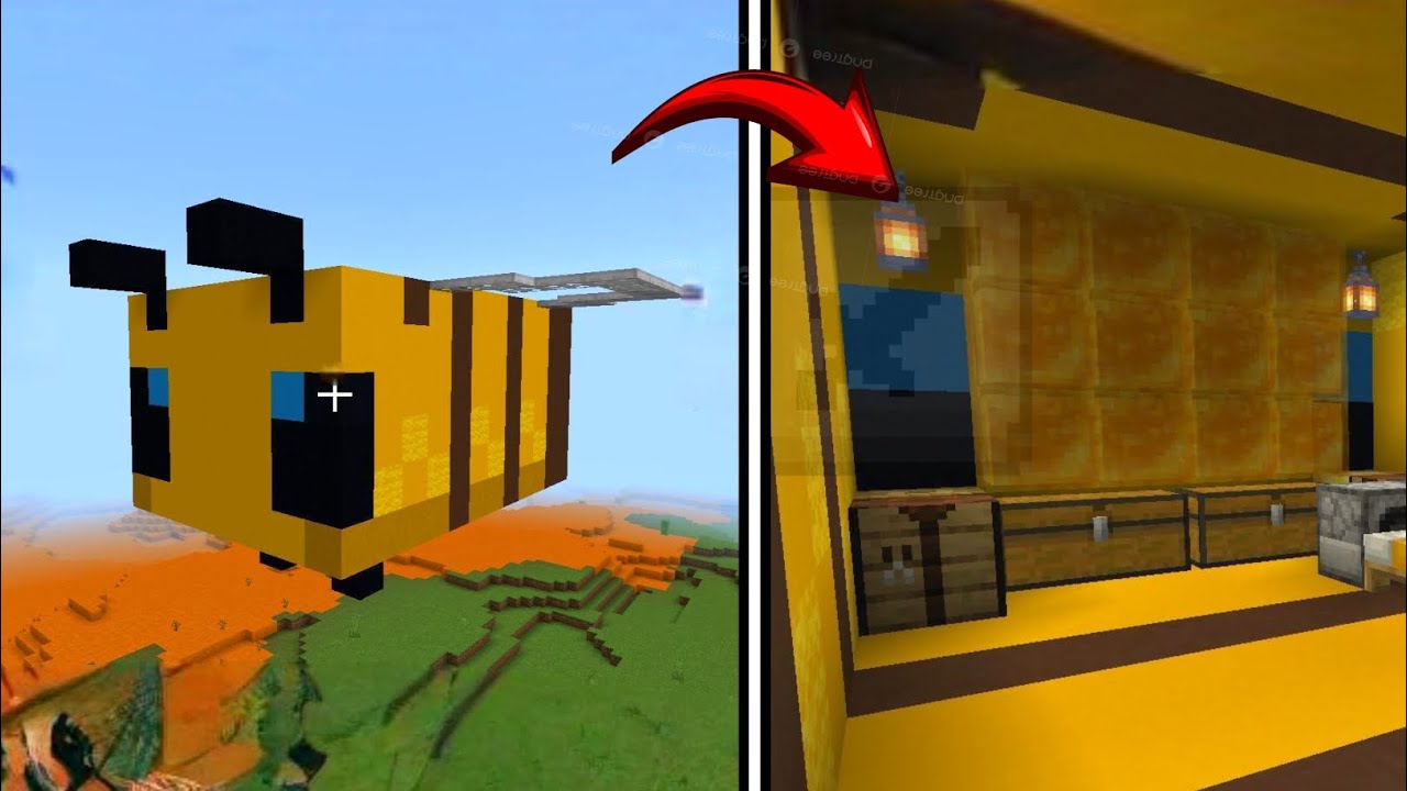Minecraft Bee - Bee Statue Build - Minecraft Bee Statue Build - YouTube