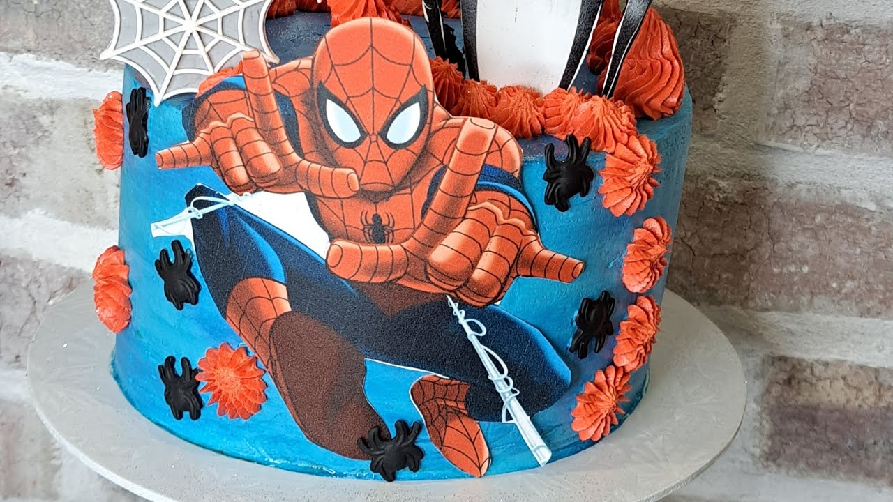 How To Create a Easy Screenprint Buttercream Cake. - YouTube