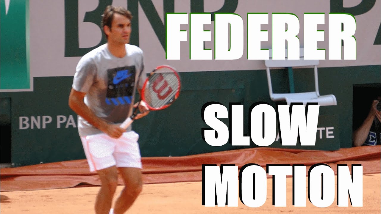 Roger Federer Slow Motion 240 fps Full HD - YouTube