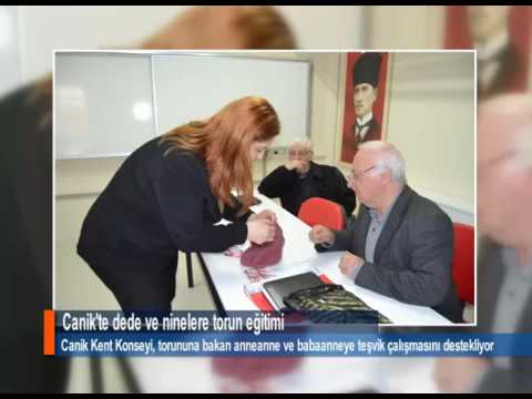 Canik'te dede ve ninelere torun eğitimi