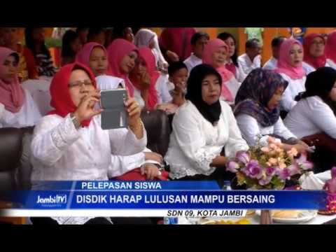 SDN 09 Lepas Siswa Kelas VI Di Acara Perpisahan Sekolah