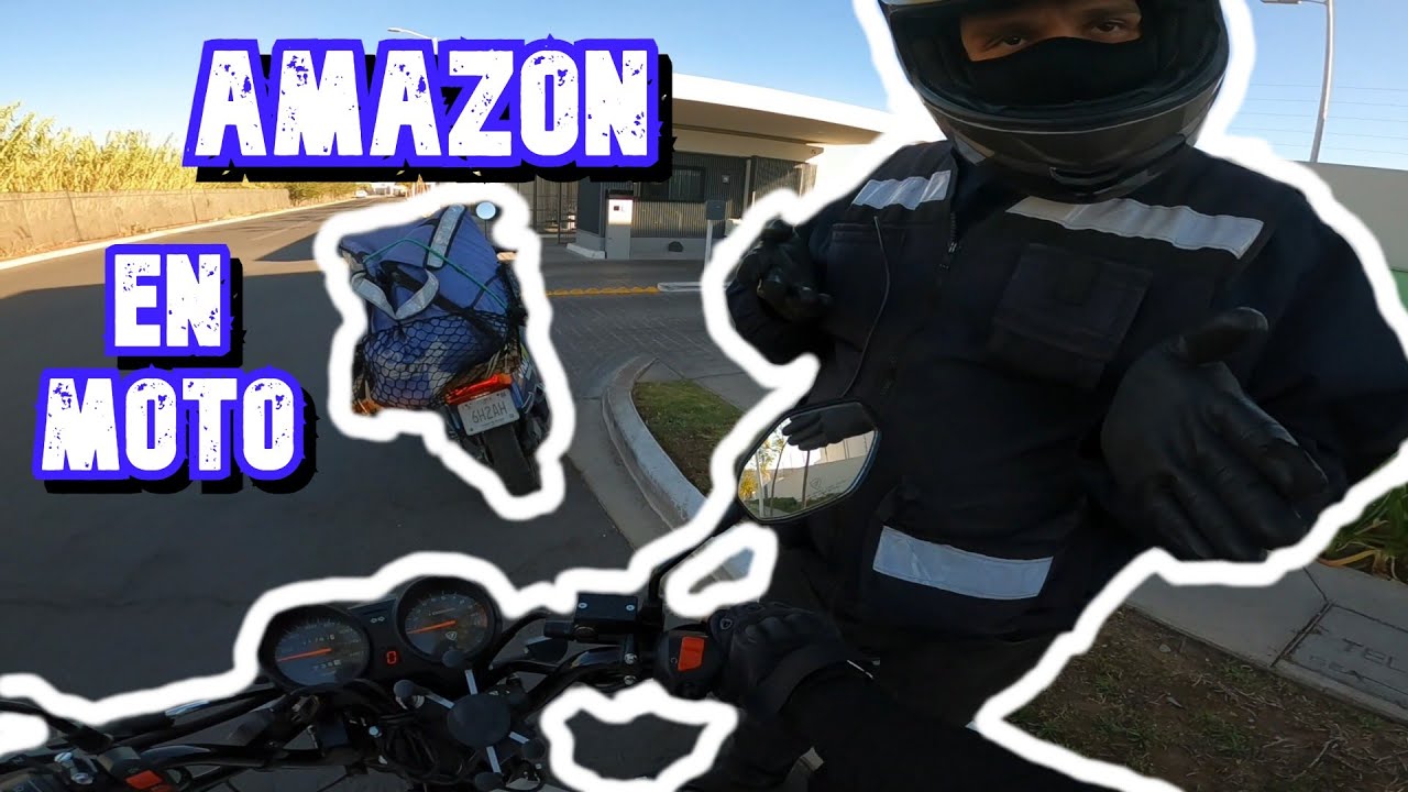 TRABAJAR en AMAZON entregando PAQUETES en MOTO | Así se hace | DIANAID ...