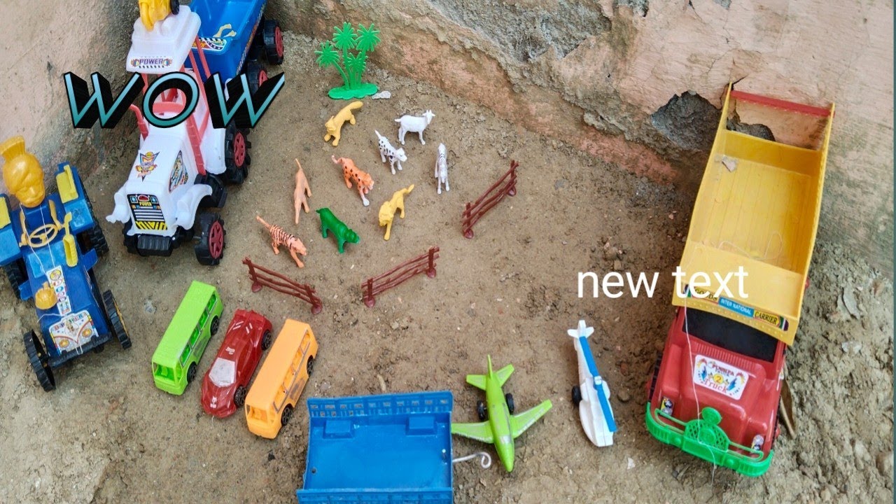 terector troli, truck , animals funny cartoon video | terector troli ...