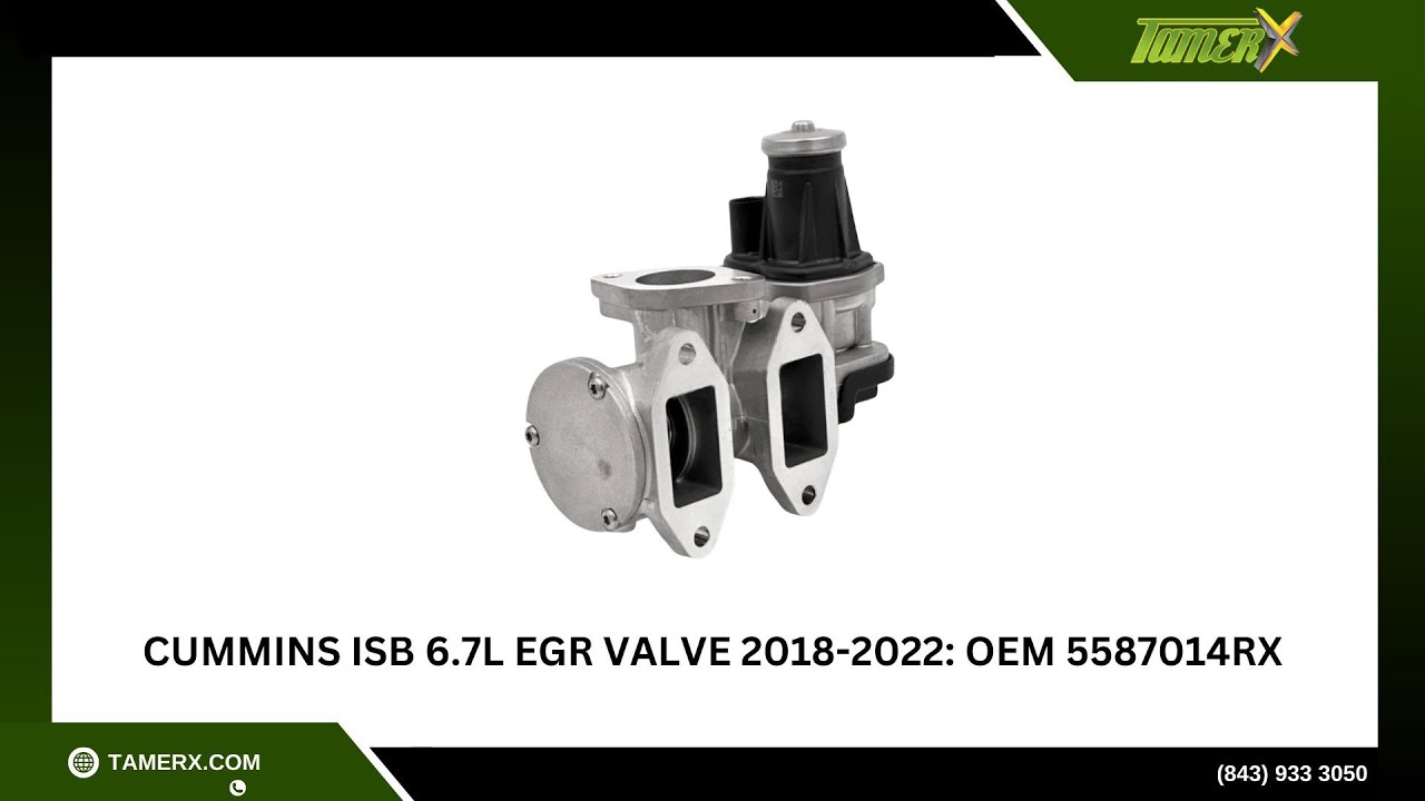 Cummins ISB 6.7L EGR Valve 2018-2022: OEM 5587014RX - YouTube