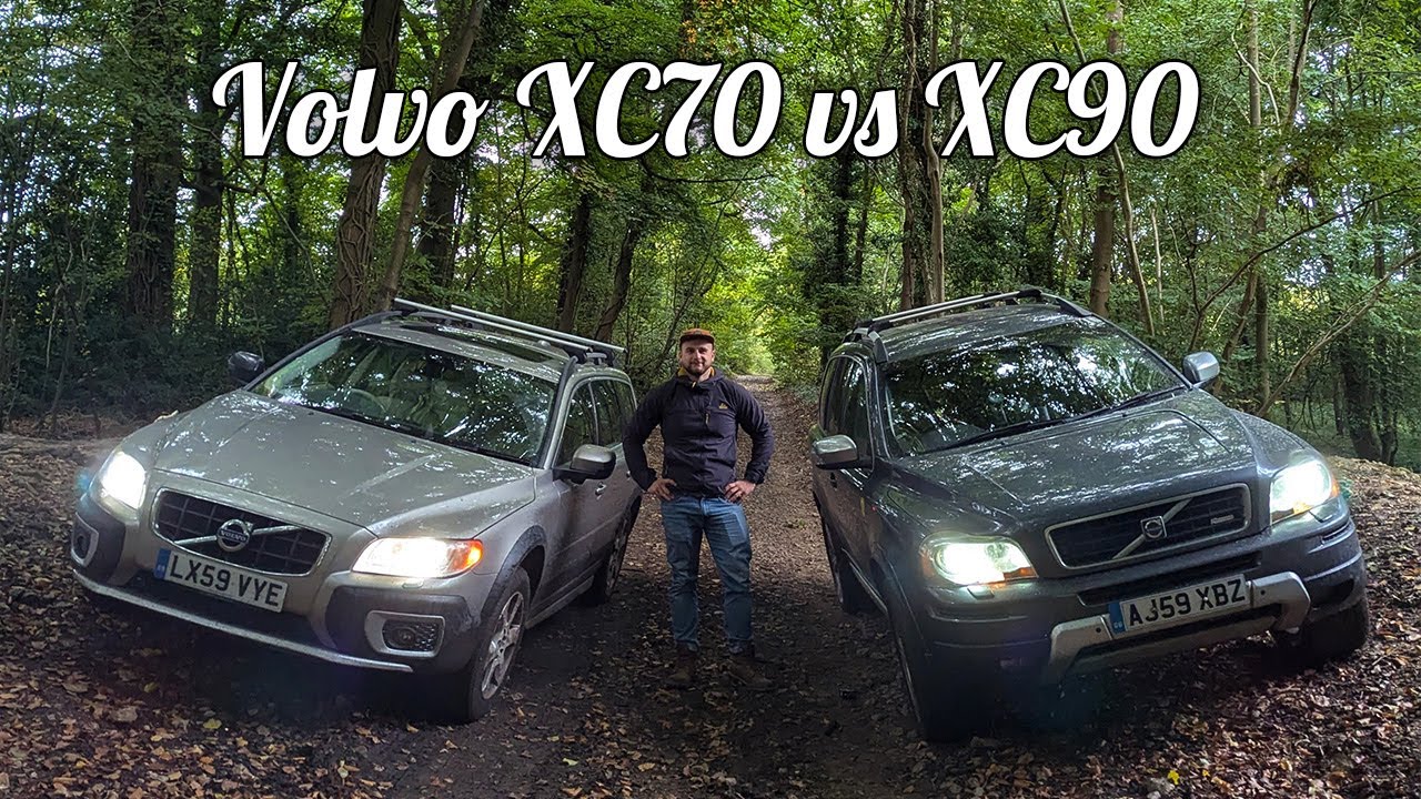Volvo XC70 vs XC90 | Comparison & Off-road Test - YouTube