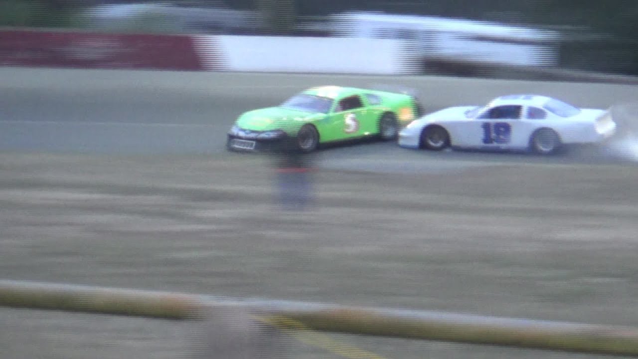 Redwood Acres Raceway 8-16-14 Dennis DelBiaggio And Kevin Estep Get ...
