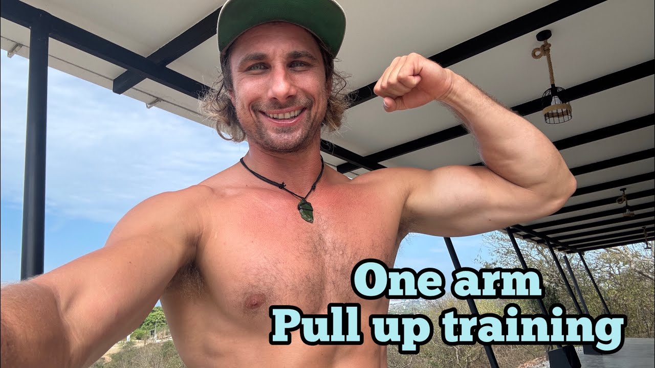 One arm pull-up training!! get it in ya - YouTube