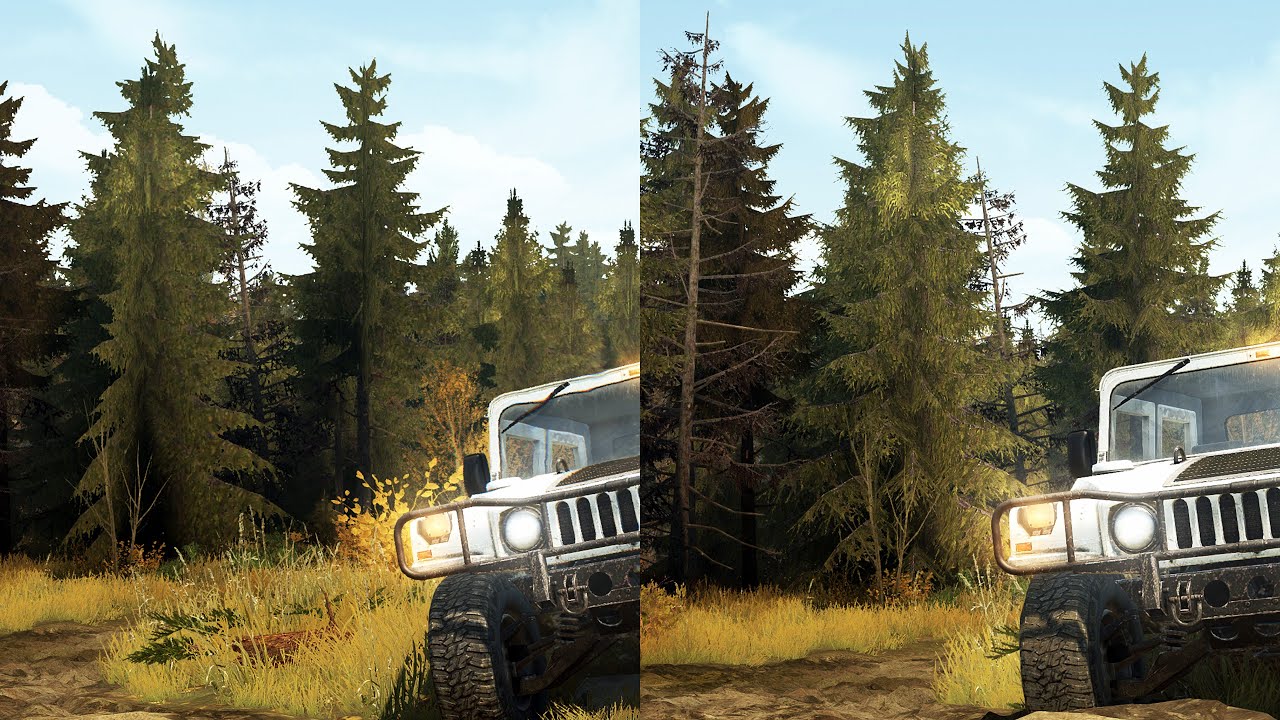 Mudrunner Graphics Remake Mod 2.0 | Max LOD - YouTube