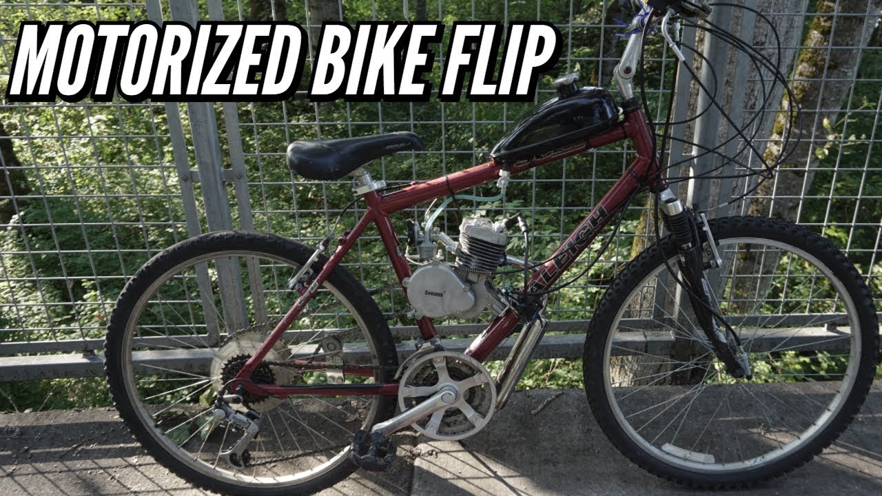Motorized Bike Build/Flip - YouTube
