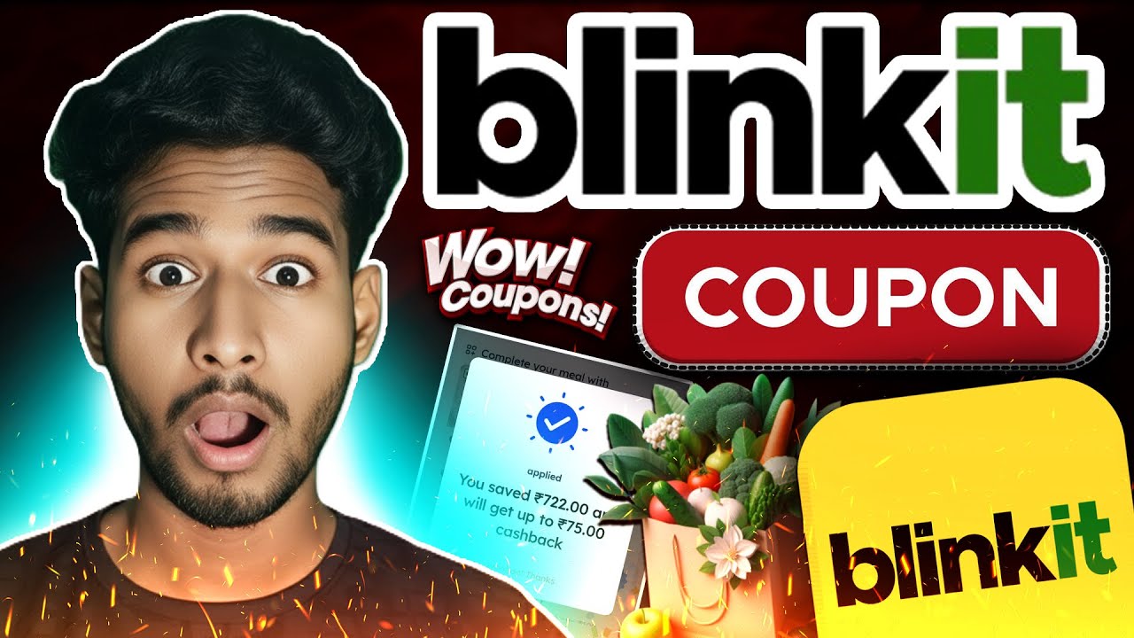 ⚡ Blinkit Coupon Code Today 2025 🛒🔥 Instant Grocery Deals 💸 | Latest ...
