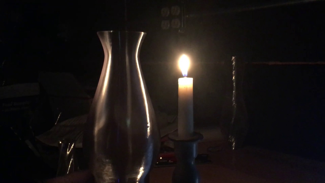 Candle and optics of a 3D printed object - YouTube