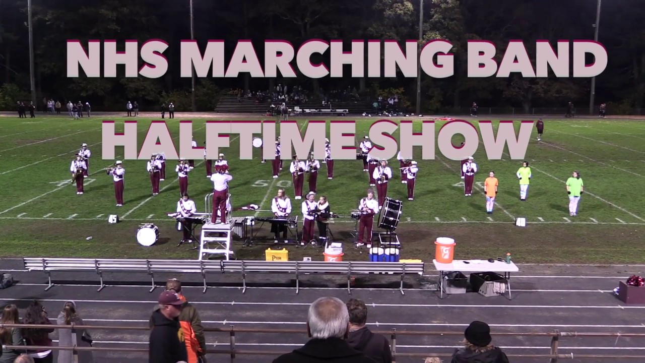 NHS Marching Band Halftime Show - YouTube