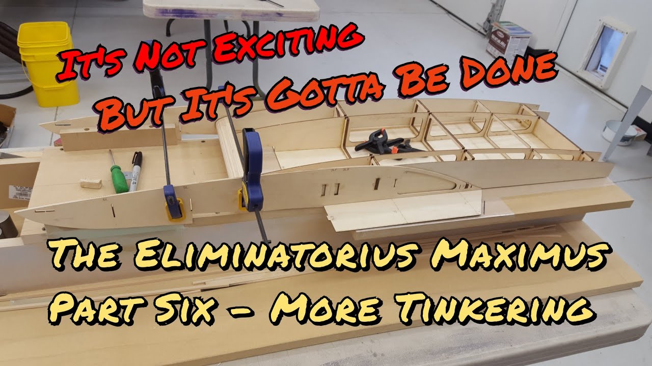 Building a Model Race Boat | Final Preparation of Center Section Pieces ...