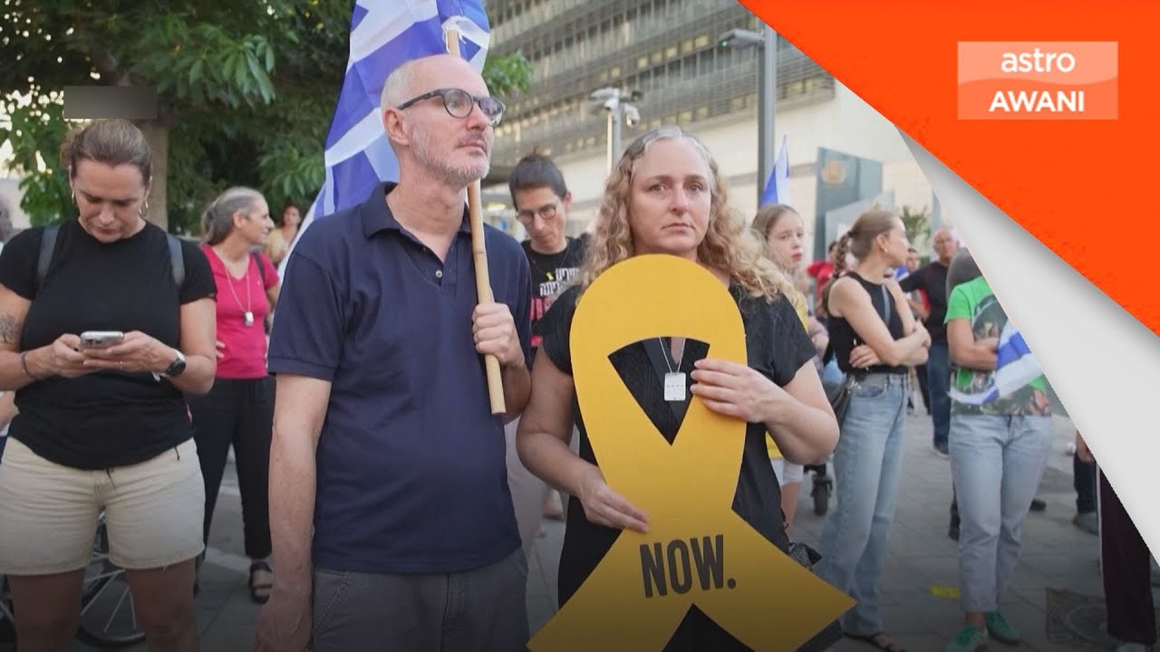 Ribuan rakyat Israel gesa perjanjian tebusan - YouTube