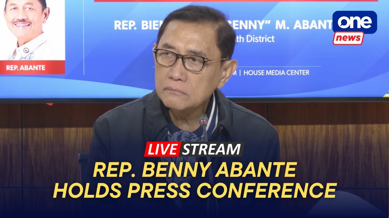 LIVE | Rep. Benny Abante holds press conference (July 15, 2025) - YouTube