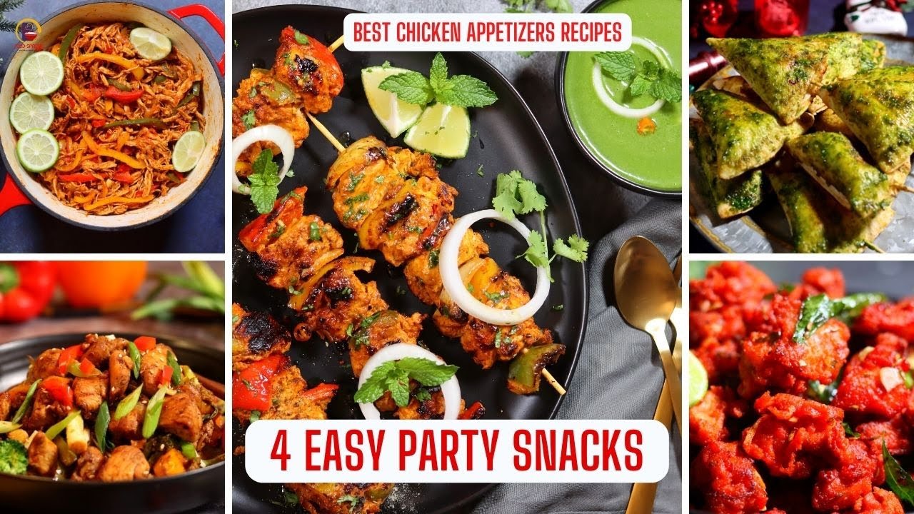 4 Easy Non Veg Party Appetizers Non Veg Starters Chicken Recipes 4-easy-non-veg-party-appetizers-non-veg-starters-chicken-recipes