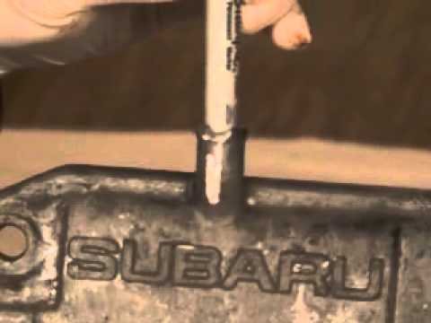 JB Weld engine part - YouTube