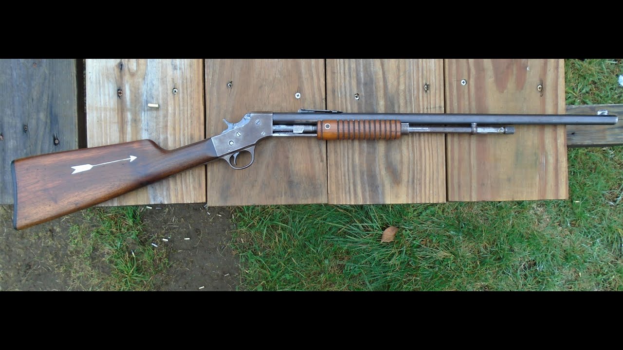 Stevens Model 70 Visible Loader pump action .22 Long Rifle - YouTube