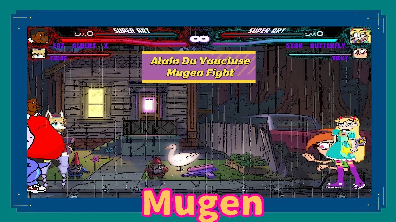Mugen : Fat Albert X & Chloe Vs Star Butterfly & Vicky (Request) - YouTube