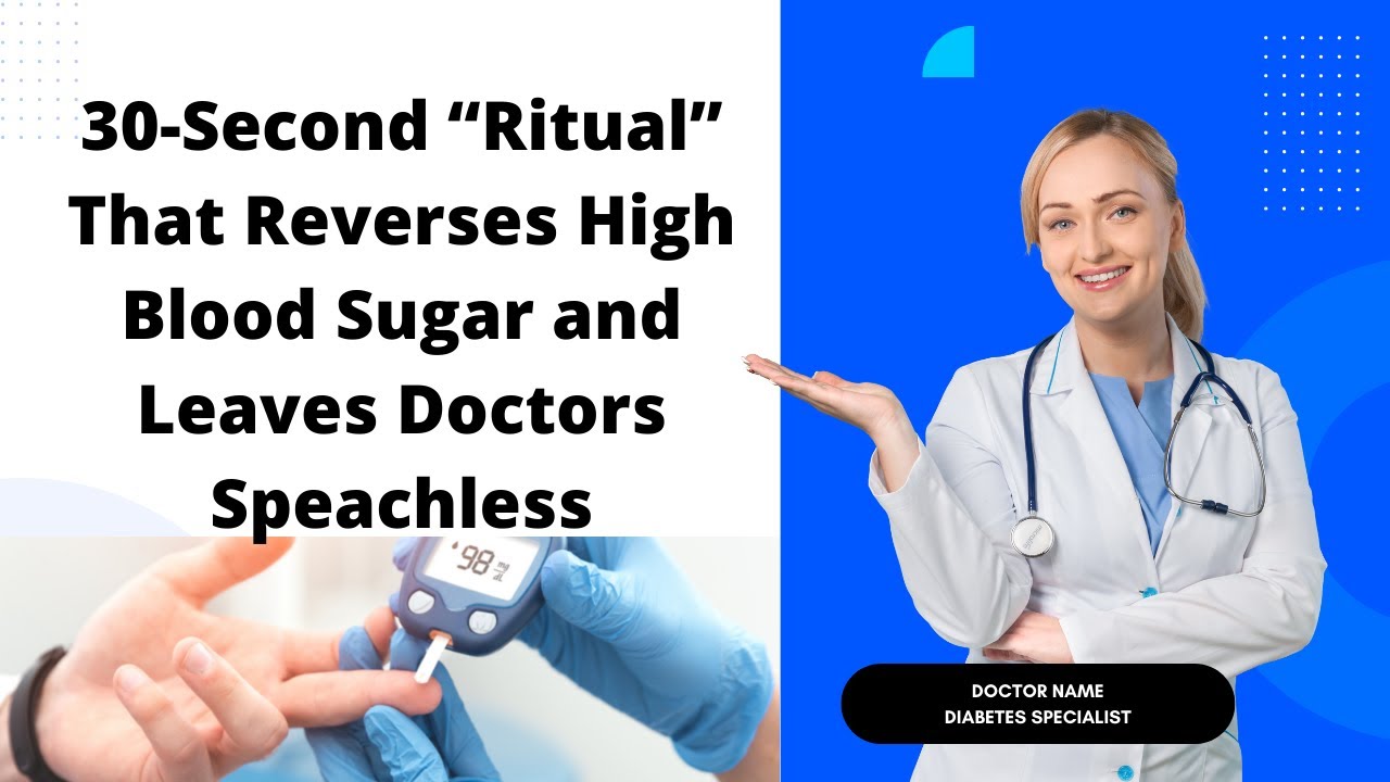 30-Seconds Blood Sugar Hack - YouTube