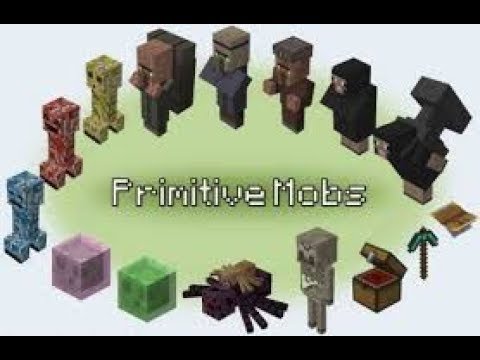 Minecraft Mod Tanıtımları #2: Primitive Mobs Mod - YouTube