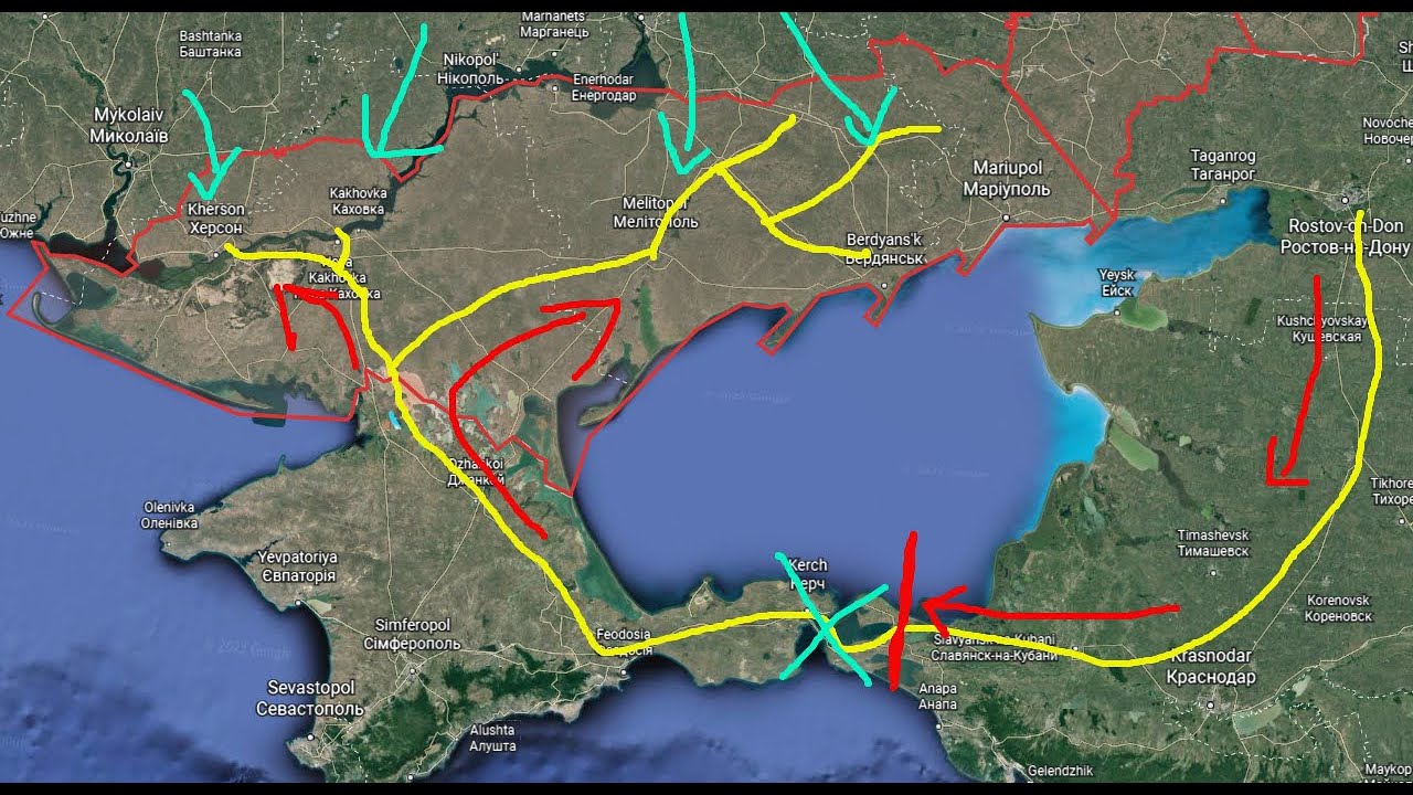 Ukraine War Map | Mobilization | Kerch Bridge | Counteroffensives ...