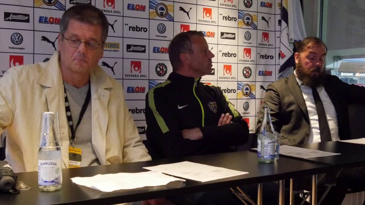 Presskonferens med Alexander Axén och Hasse Eklund - YouTube