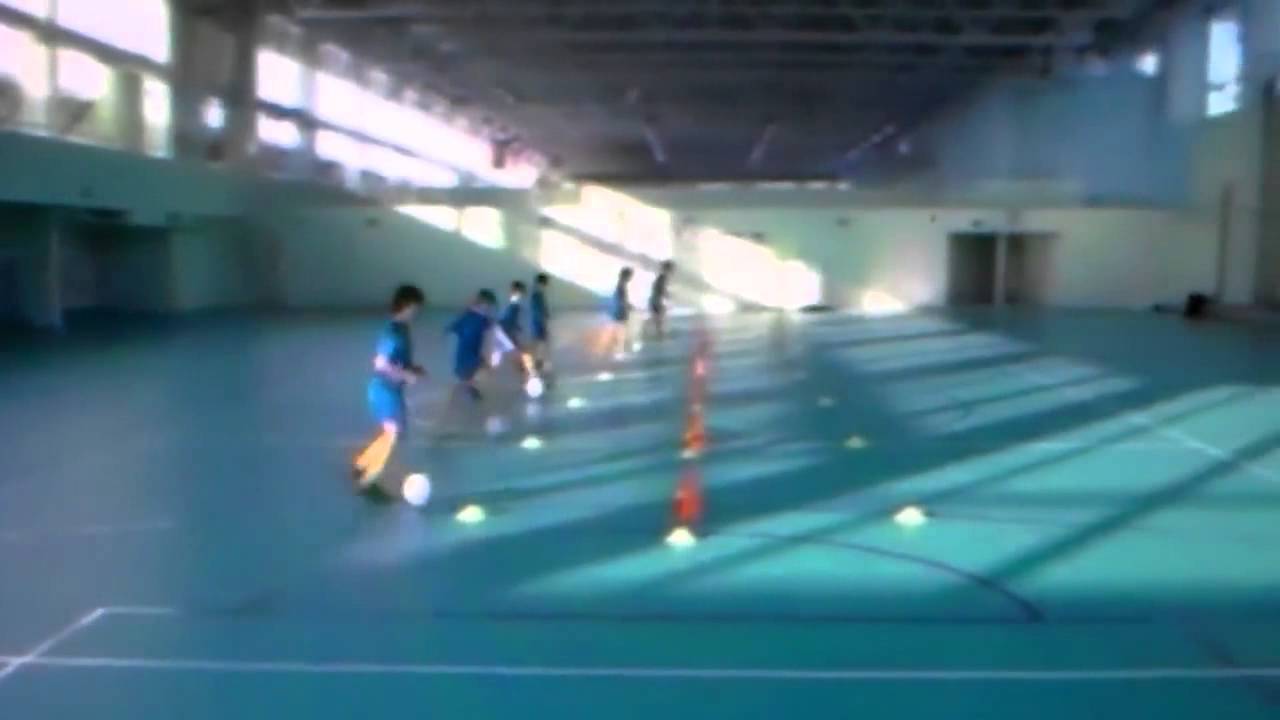 simple soccer drills soccer dribbling drills - YouTube