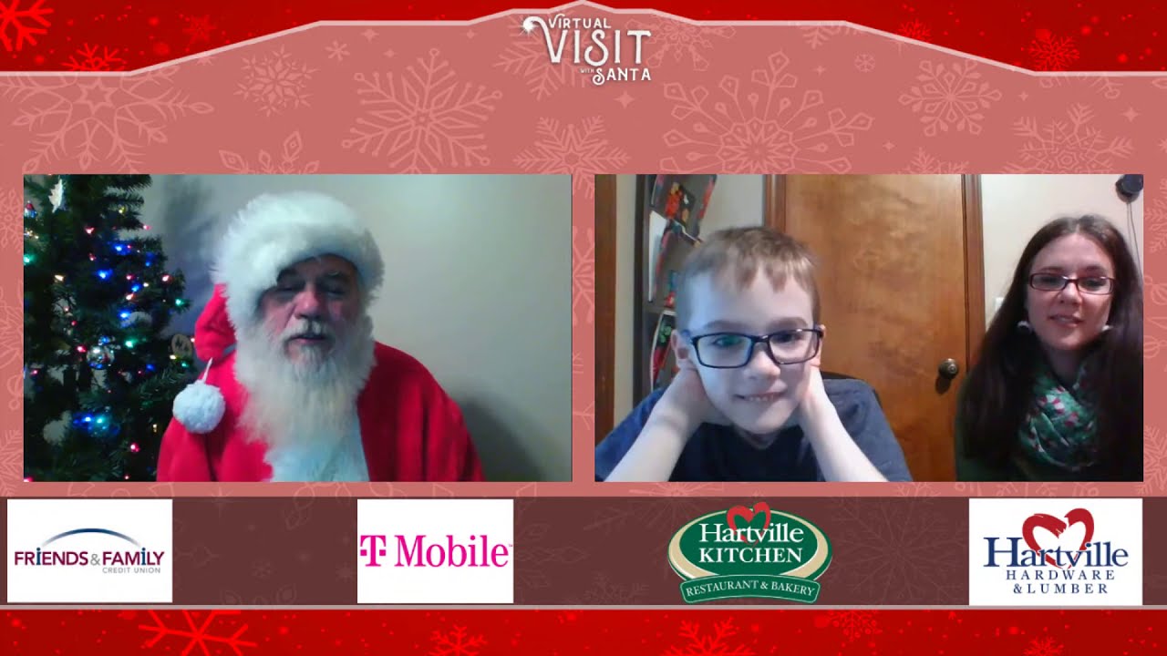 Virtual Visit With Santa- Wednesday 12/16 @ 6p - YouTube