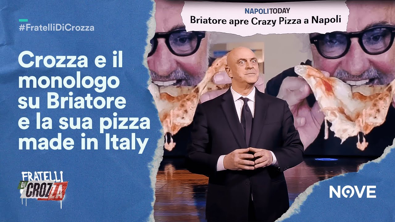 Crozza e il monologo su Briatore e la sua pizza made in Italy ...