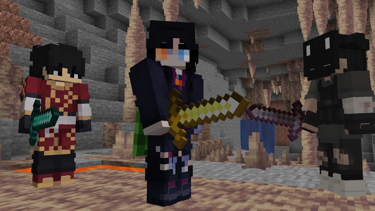 Minecraft Speedrunner VS 2 Hunters - YouTube