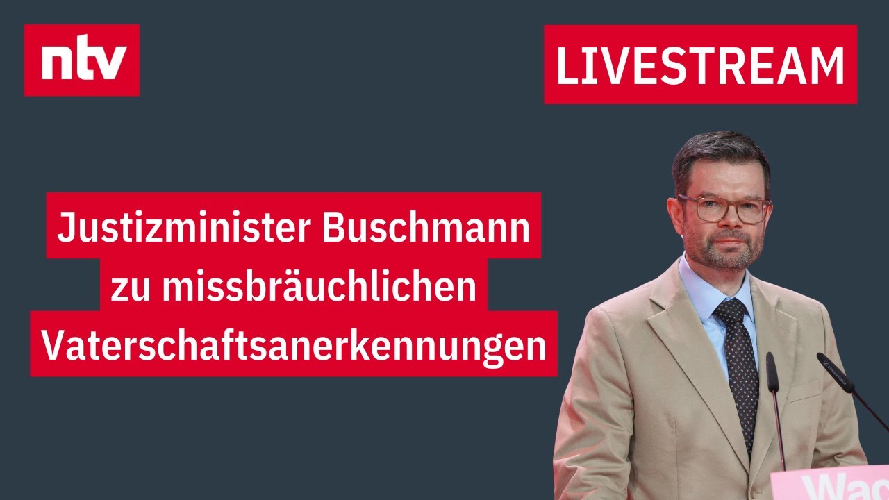 LIVE: Justizminister Buschmann zu missbräuchlichen ...