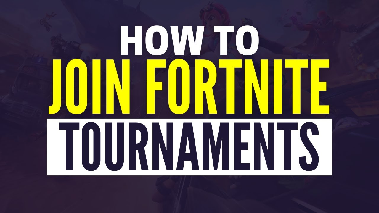 How To Join Tournaments In Fortnite (2025) - YouTube