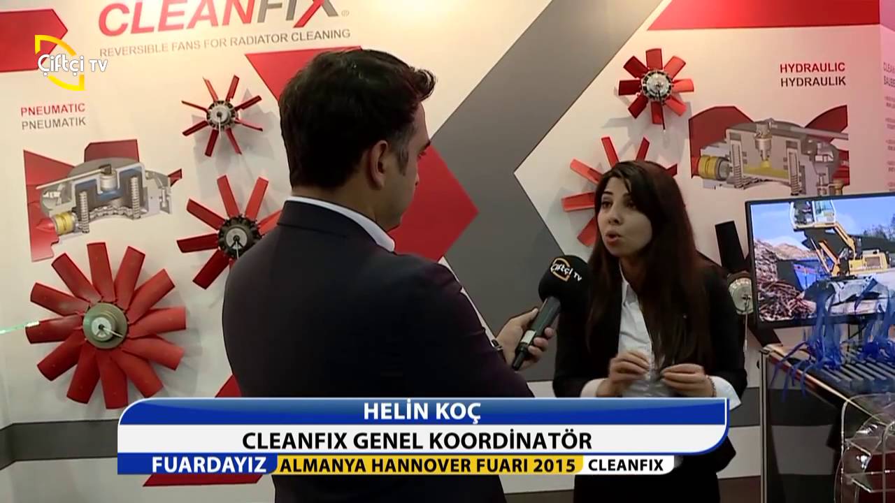 Cleanfix - Çiftçi TV FUARDAYIZ ALMANYA programı - Helin Koç Röportajı ...