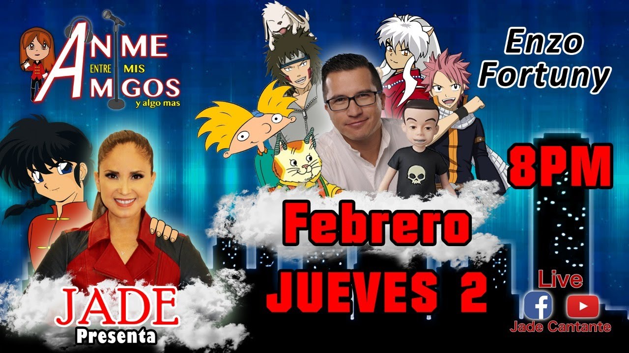ANIME ENTRE MIS AMIGOS / ENZO FORTUNY - YouTube