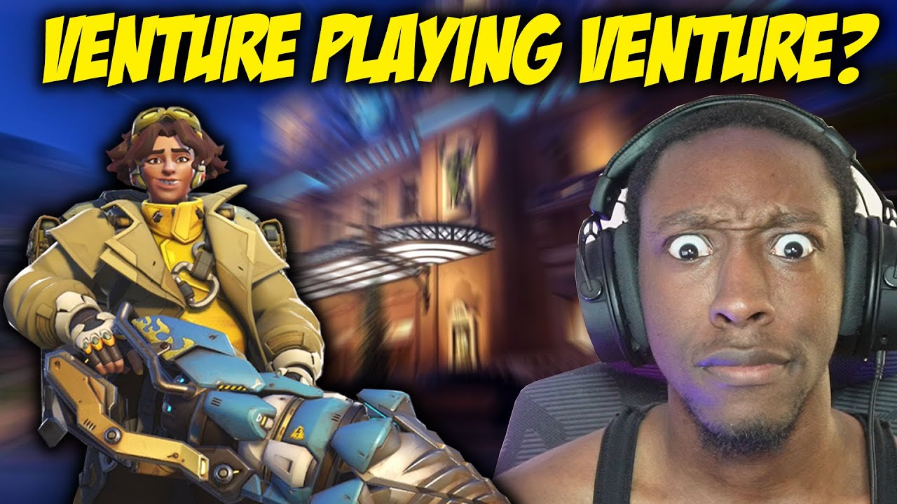 Venture Plays Venture In Overwatch 2 | My Own Hero! - YouTube