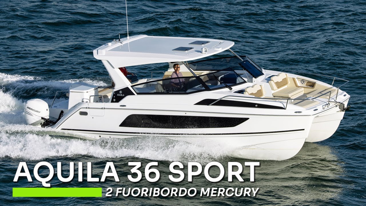 Aquila 36 Sport, il catamarano fuoribordo - YouTube