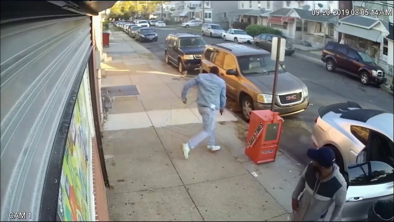 Chester City Shootout Caught on Camera - YouTube