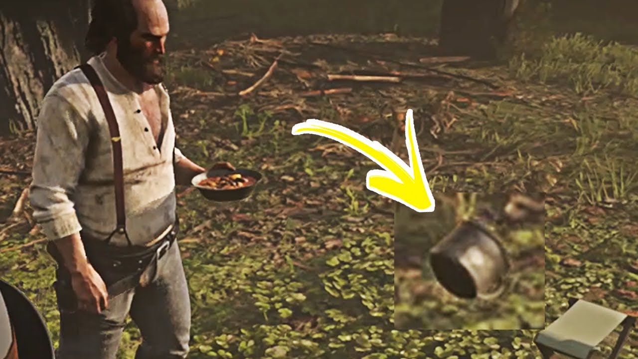 RDR2 - Glitched cup - YouTube