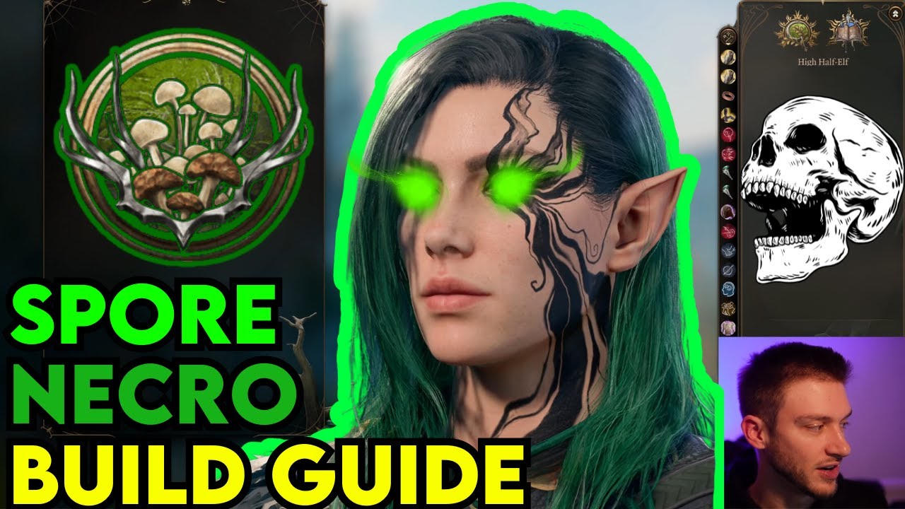 Spore Druid / Necromancer Wizard Build Guide: Baldur's Gate 3 - YouTube