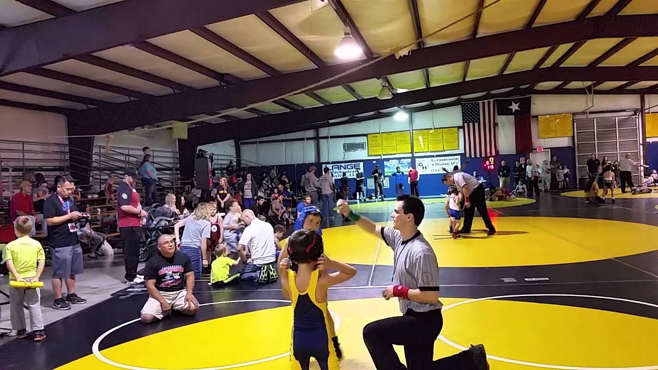 Austin Chavez 1st wrestling tournament - YouTube